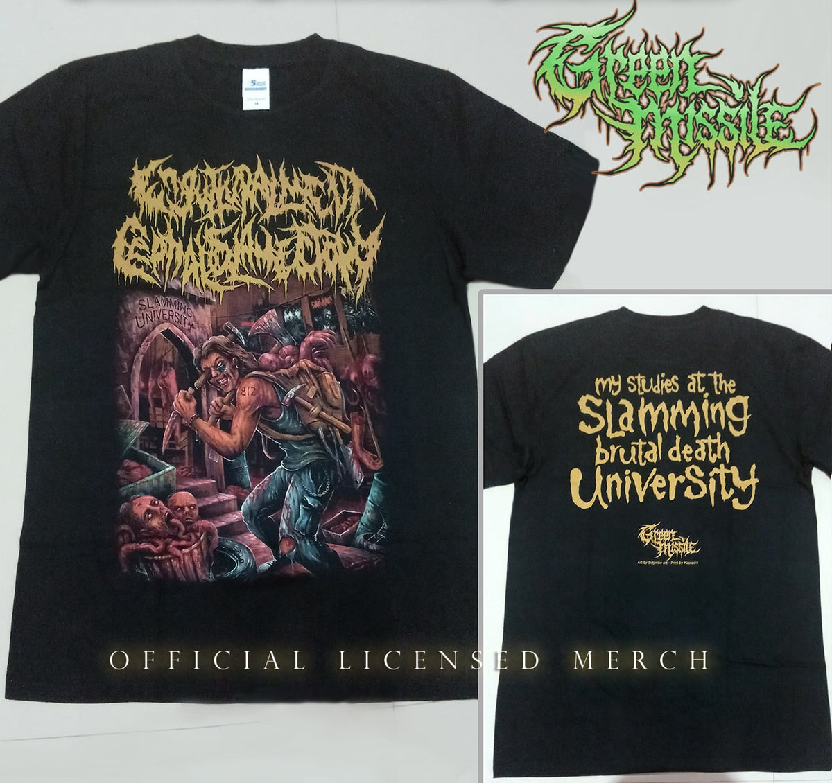 Engutturalment Cephaloslamectomy Slammin' University Shirt – Dissonant ...